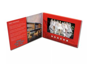 China Custom A5 7inch Video in Print for Launching New Product for sale