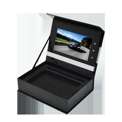 China Customized Promotional Magnetic Video Gift Box Lcd Screen Video Display Box for sale
