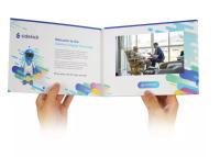China Video In Paper Print 7 Inch Lcd Advertising Player Video Display Brochure Book for sale