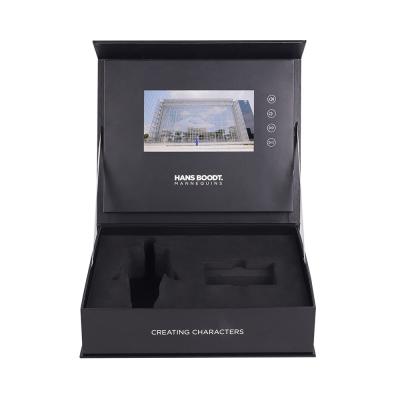 China personalized design LCD video gift box 7 inch screen video brochure box with LCD for sale