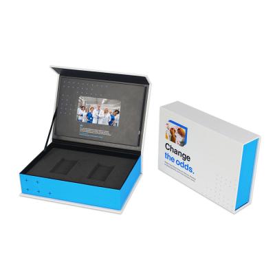 China LCD Screen Gift Box Cusom logo Printing Video Box With LCD Screen for sale