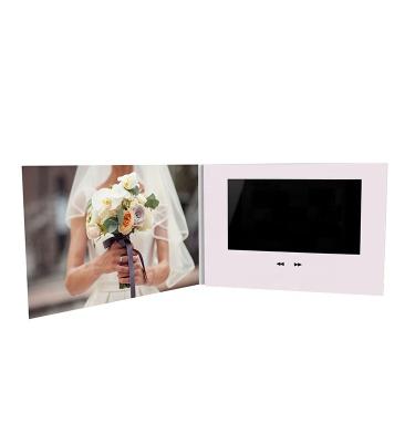 China Luxury design LCD Screen Customization Birthday Wedding Invitation Video Greeting Card for sale