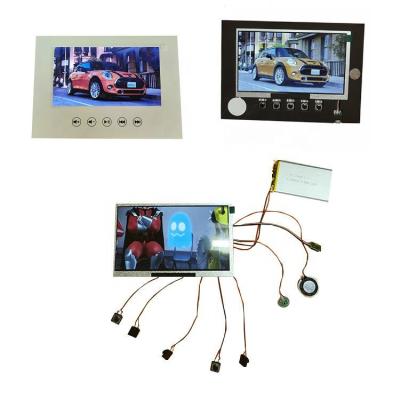 China 10'' LCD Video Player Module Card,TFT LCD video screen for Showcard Display POS for sale