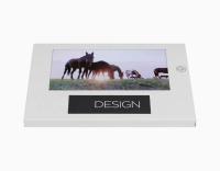 China 7 inch LCD POP video screen video counter display, custom logo video loop POS video display for sale