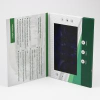China 7 inch custom print logo LCD corporate video brochure,medical video brochure card for sale