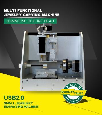 China AM30 Fiber Laser Jewelry Engraving Machine for Rings, Medals & Bracelets with 40×40×37cm Package Size for sale