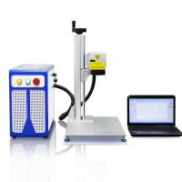 China 20W Fiber Laser Marking Machine for Metal Engraving with 220V Power Supply and Air Cooling System for sale