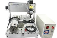 China AMAN 3020 4-Axis CNC Milling Machine 300x200mm Work Area 200W Spindle for Wood and Metal for sale