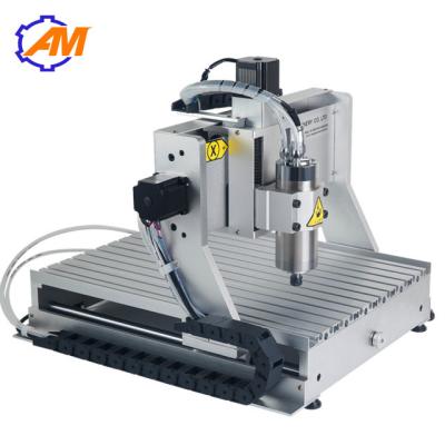 China Mini Portable CNC Engraving Machine 300x400x80mm Travel with 800W Water Cooling Spindle for sale