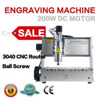 China AMAN3040 3D CNC Router Engraving Machine 300x400x80mm with 800W Spindle and 0.04mm Precision for sale