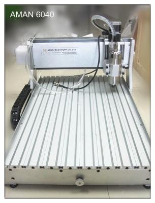 China AMAN 6040 4-Axis CNC Router Machine 800W Water-Cooled Spindle 600x400mm Work Area for sale