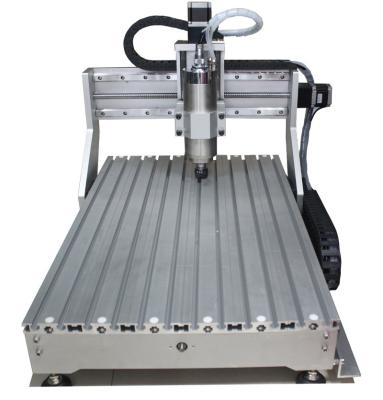 China AMAN 6040 4-Axis CNC Router with 600×400mm Working Area and 800W Water-Cooled Spindle for Woodworking for sale