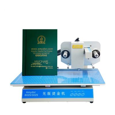 China Amydor 3025 Digital Hot Foil Stamping Machine 250x300mm Print Area with 300dpi Resolution for sale