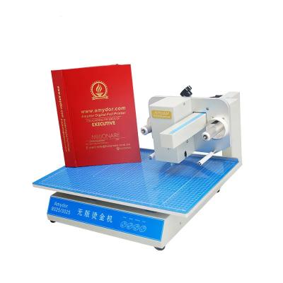 China Amydor 3025 Digital Hot Foil Stamping Machine with 250x300mm Print Area and 150W Power Consumption for sale