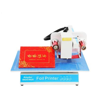 China Amydor 3025 Digital Flatbed Hot Stamping Machine 300x250mm Print Area 150W Power Consumption for sale