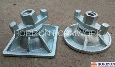 China Cast Iron Wing Nut Tie Rod Casted Slope Super Plate 120x120mm for Inclined Formwork System for sale