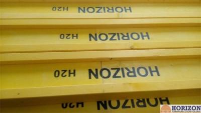 China Waterproof Treated H20 Timber Beam 4.8kg/m for Slab Formwork for sale