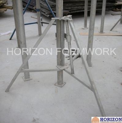 China Slab Concrete Forming Adjustable Construction Props Flexible Foldable Shoring Prop Tripod H90 H70 for sale