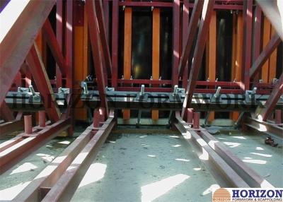 China Heavy Duty Single Sided Concrete Wall Formwork Bracket 8.9m Height Powder Coated for sale