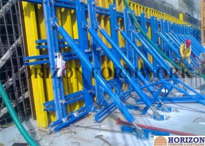 China Solid Structure Single Sided Wall Formwork Vertical Waling 3.3m Height Push Pull Braces for sale