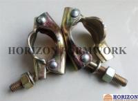China Q235 Steel Swivel Scaffolding Coupler Clamp for 48.3mm Tube EN74 Standard for sale