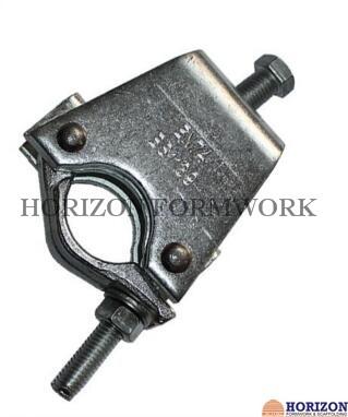 China Drop Forged Scaffold Girder Clamp Zinc Plated 48.3mm EN74 Standard for Steel Beam Up to 45mm for sale
