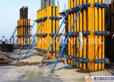 China Rectangular Wall Formwork with H20 Wooden Girder 200mm and Steel Waling for sale