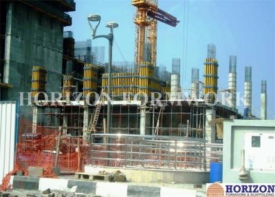 China Flexible Column Formwork H20 Wooden Beam Steel Walers 700x700mm for sale