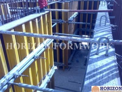 China Concrete Wall Forms Horizontal Push-Pull Prop Steel Pipe Q235 Galvanized Finishing for sale