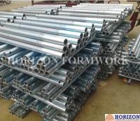 China Heavy Duty Scaffold Screw Jack Q235 Steel 48mm x 820mm with Base Plate 150x150mm for sale