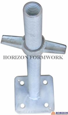 China Universal Scaffold Screw Jack Base Jack Head Jack BS1139 150x150mm Plate for sale