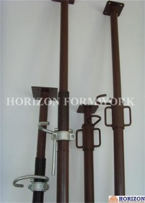 China EN1065 Push Pull Metal Scaffolding Shoring Props 1.7m-5.5m Height Adjustable for sale