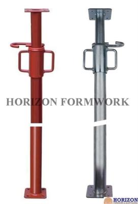 China Painted Scaffolding Steel Prop Q235 Light Duty Props with Handle Nut 2.0m-4.0m for sale