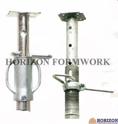 China Adjustable Steel Scaffolding Prop with Cast Iron Nut 1.7m to 5.5m Height for sale