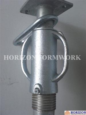 China Heavy Duty Scaffolding Steel Prop Casted Sleeve Nut 48.3mm Inner Tube 57mm Outer Tube for sale