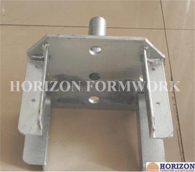 China Multi Purpose Concrete Forming Accessories , U Head Jack Base Supporing H20 Beam for sale