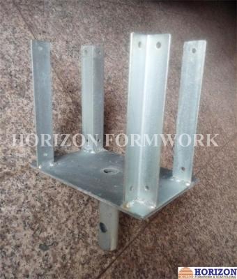 China Galvanized Four Way Forkhead for H20 Beams 230mm Length 2.5kg Concrete Forming Accessories for sale