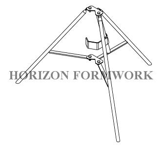 China Construction Slab Formwork Systems Removable Scaffolding Tripod H90 H70 Heavy Duty for sale
