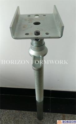 China Tubular Screwed Scaffolding U Head Jack 48mm 800mm Bearing Timber Beams OEM for sale