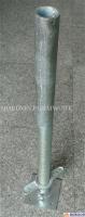 China Heavy Duty Scaffold Screw Jack Q235 Steel 48mm x 820mm with Base Plate 150x150mm for sale