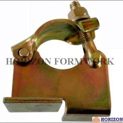 China Drop Forged Board Retaining Coupler Galvanized Steel Solid Structure for 48.3mm Pipe EN74 for sale