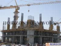 China Crane Lifted Jump Form Formwork 70cm Working Platform Width for Core Wall Construction for sale