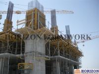 China Crane Lifted Climbing Formwork System Jump Formwork Platform Width 70cm Height 100m for sale
