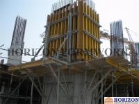 China Crane Lifted Climbing Formwork System Jump Formwork Platform Width 70cm Height 100m for sale