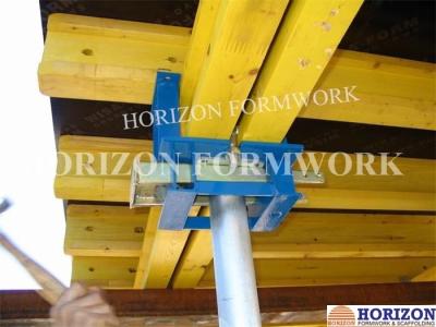 China Q235 Steel Slab Formwork Table Head 230x145mm Clamp Double H20 Beams for sale