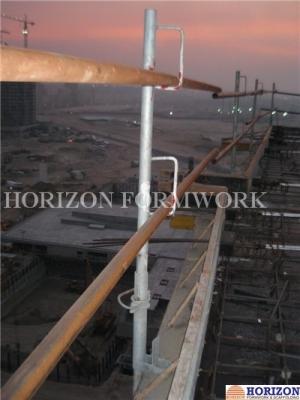 China Tubular Safety Scaffold Guard Rail Q235 Steel Tube 1.5m Height Fall Prevention for sale