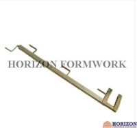 China Galvanized Universal Scaffold Safety Rail Post 1.5m Height Adjustable Clamp 30mm Tube for sale