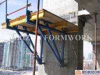 China Multipurpose Climbing Bracket CB240 for Vertical Formwork Tower Crane Lifting 2.4m Platform for sale