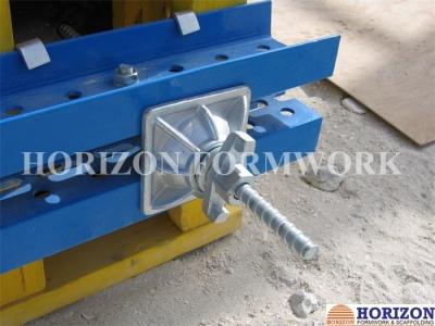 China Cast Iron Slope Plate with Wing Nut for Inclined Formwork Fastening 15mm Tie Rod for sale