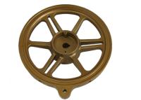 China Aluminum Alloy Golden Yacht Steering Wheel 15